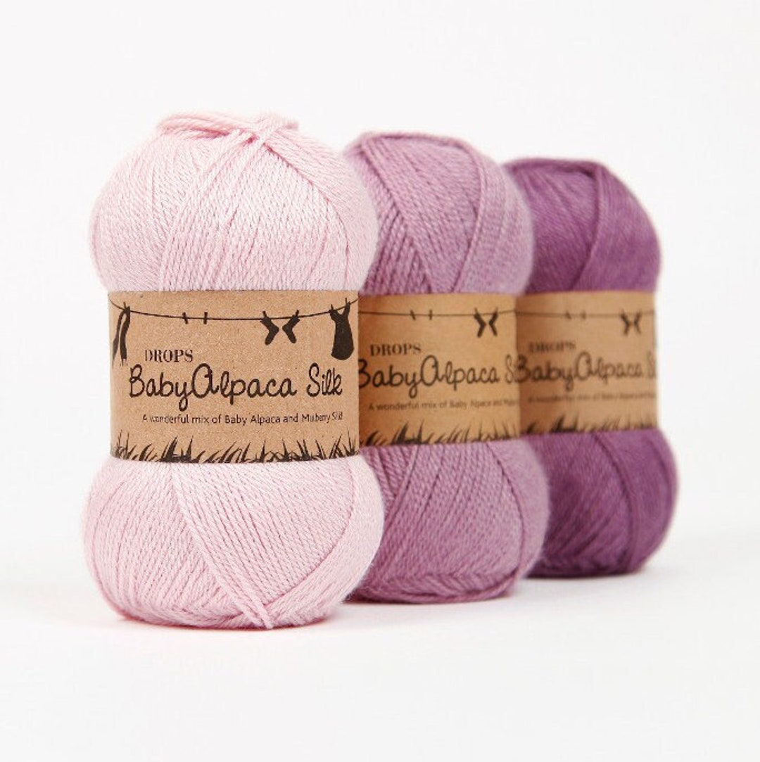 DROPS Baby Alpaca Silk, Alpaca Yarn, Silk Yarn, Alpaca Silk Yarn ...