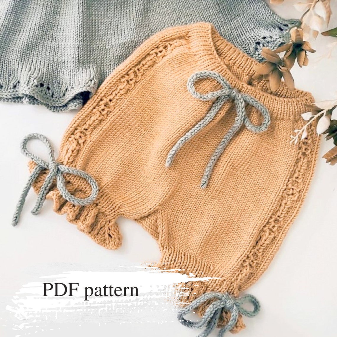 Royal Baby Bloomers Knitting Pattern: Knit Baby Shorts - Etsy