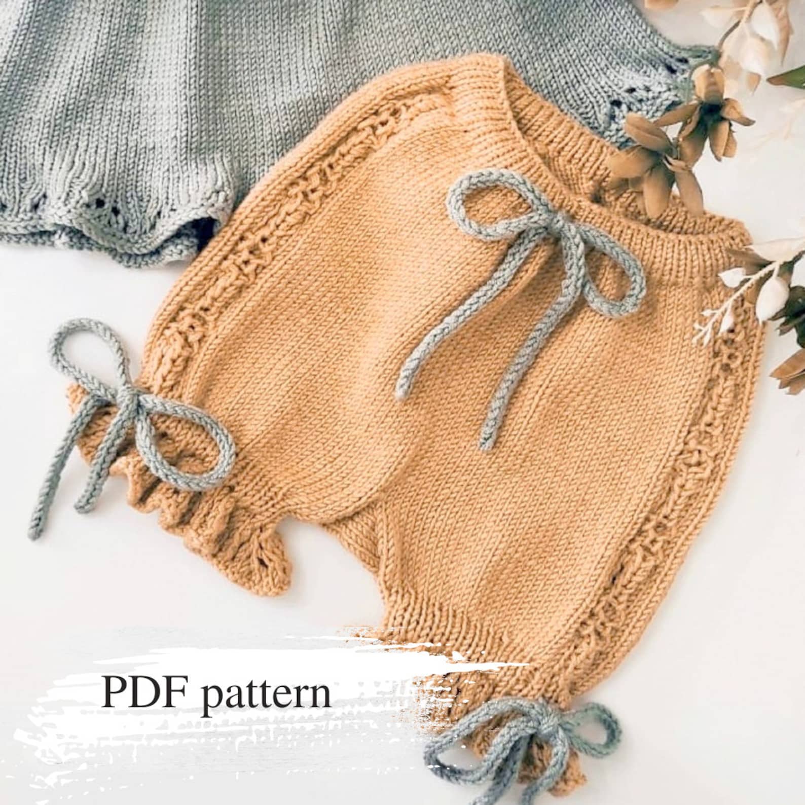 Royal Baby Bloomers Knitting Pattern: Knit Baby Shorts - Etsy
