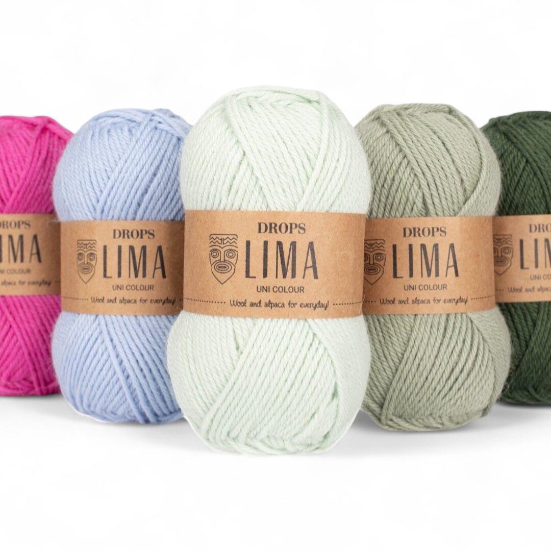 DROPS Lima Alpaca Wool Yarn, Sport Weight, 8 Ply - Etsy