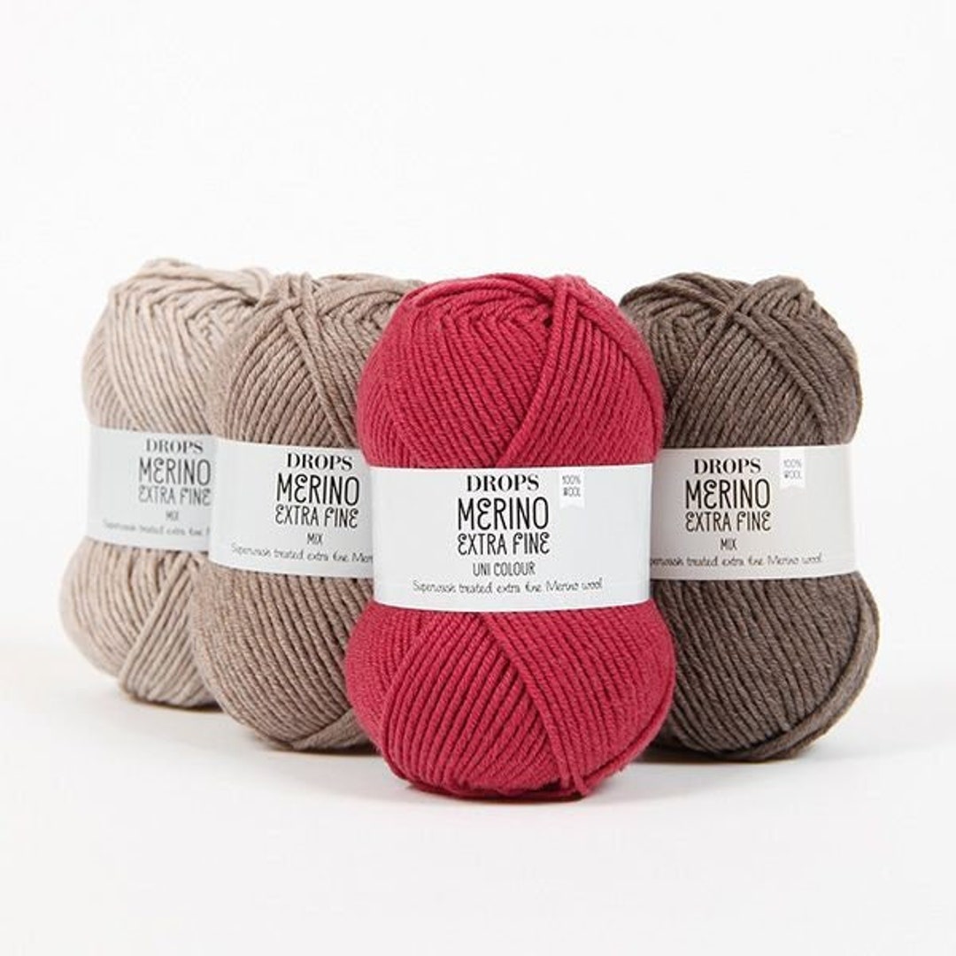 Drops Merino Extra Fine, Garnstudio DROPS Design, DK Merino Yarn ...