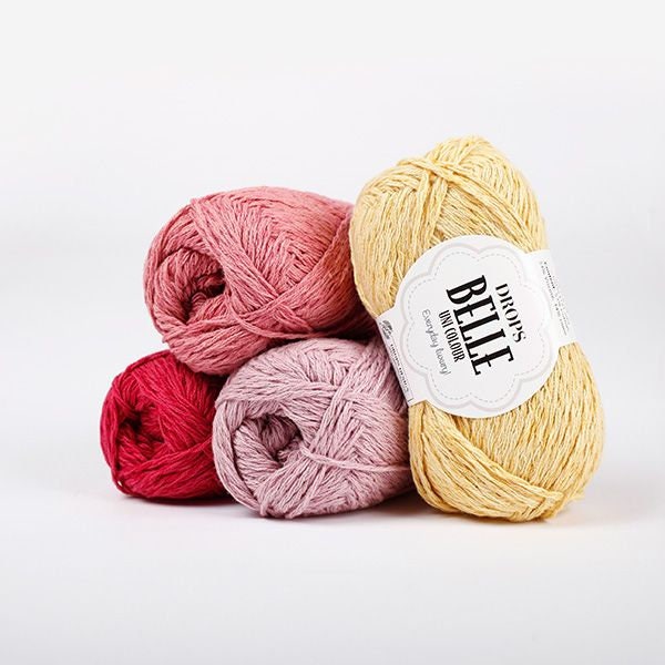 DROPS Belle, Drops Yarn, DROPS Design, Garnstudio Drops, Crochet Yarn ...