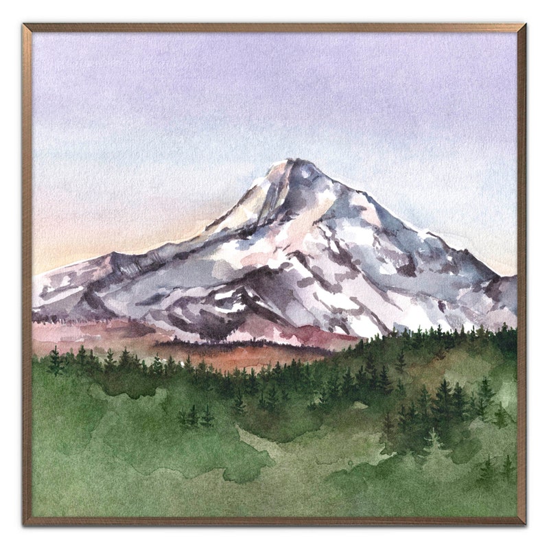 Oregon Mountain Art - Etsy