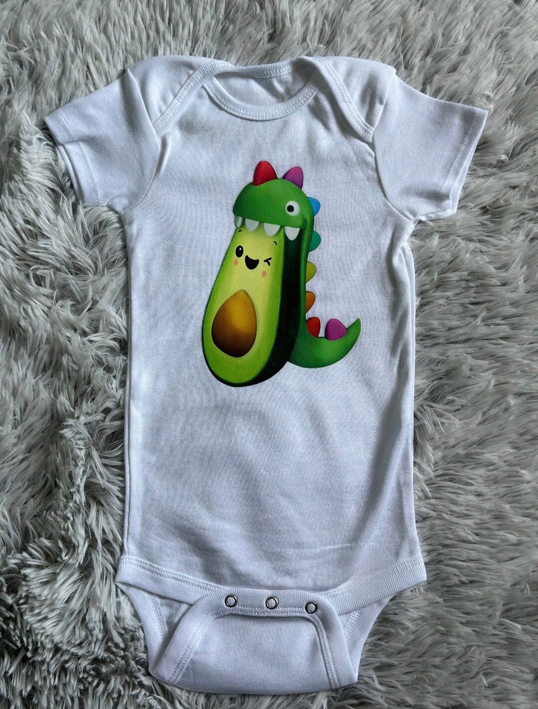 Baby Bodysuit. Hey Bear Avocado. Hey Bear Inspired. - Etsy