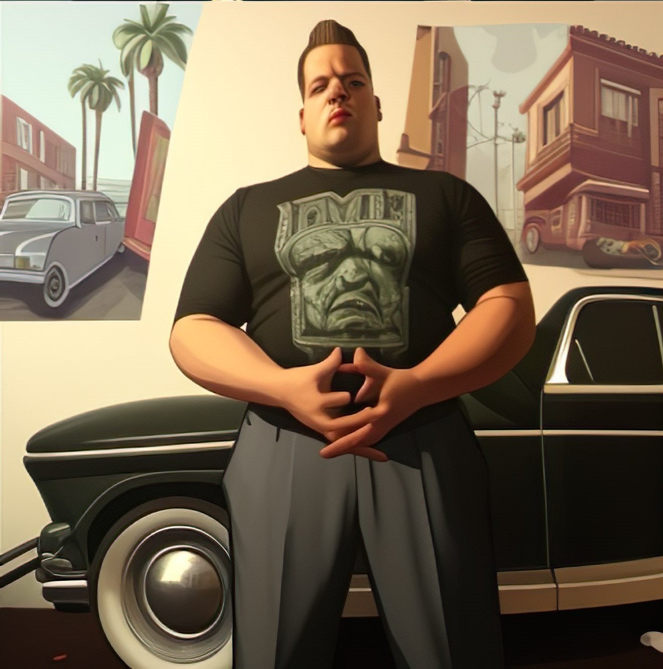 Get Your Own Custom-made Gangster Portrait Today - Etsy