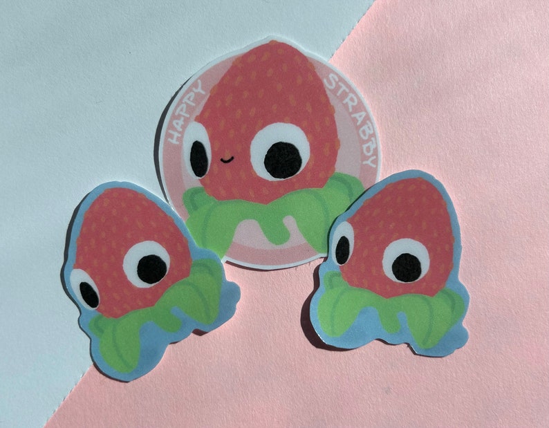 Happy Strabby Bugsnax Sticker Video Game Bugsnax Sticker - Etsy