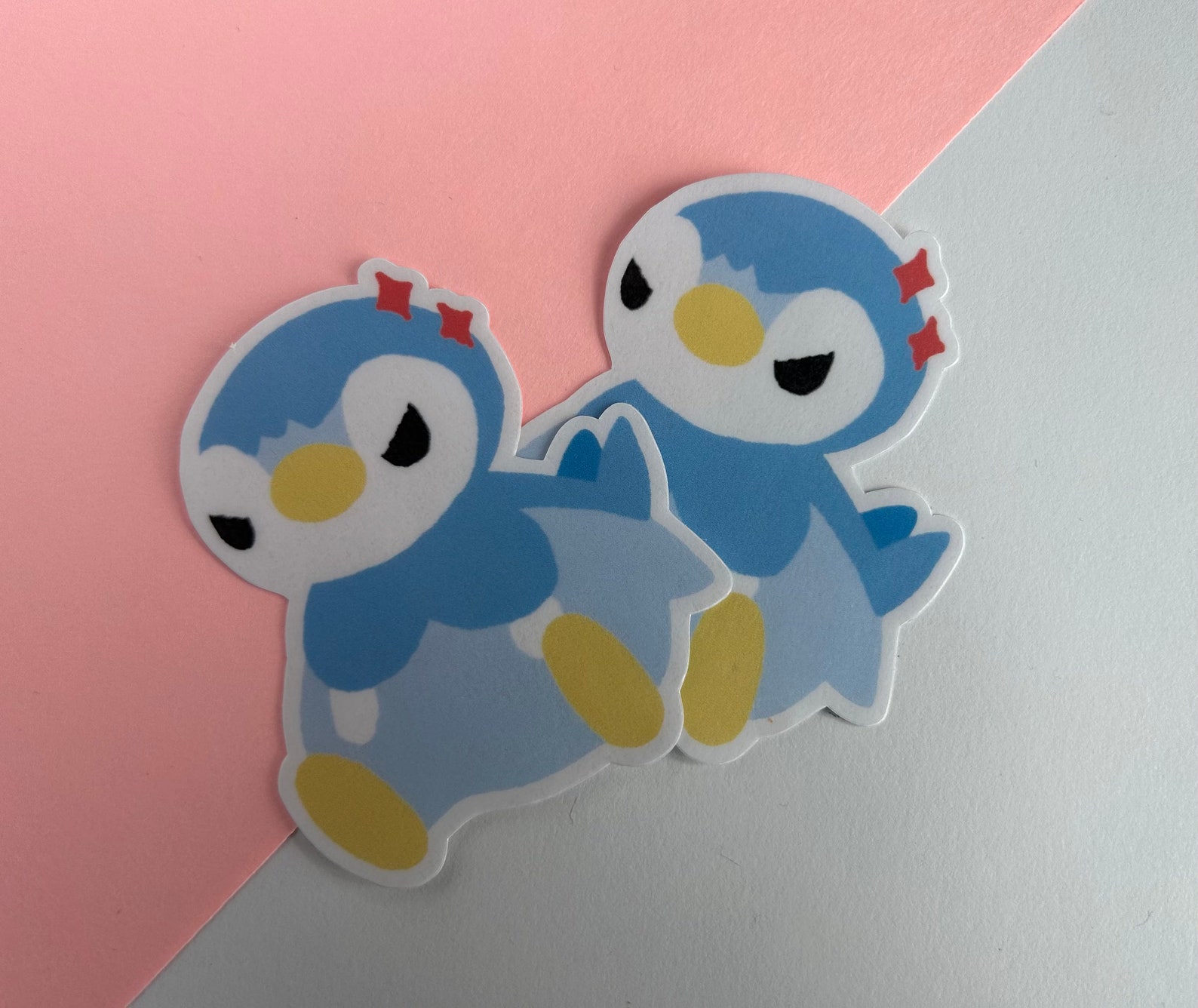 Pokemon Piplup Angry Cute, Great for Laptops, Books, Phones, Pokémon ...