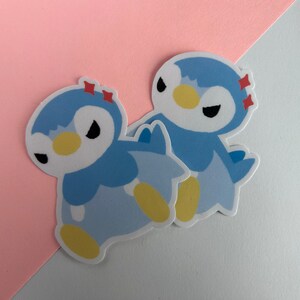 Pokemon Piplup Angry Cute, Great for Laptops, Books, Phones, Pokémon ...