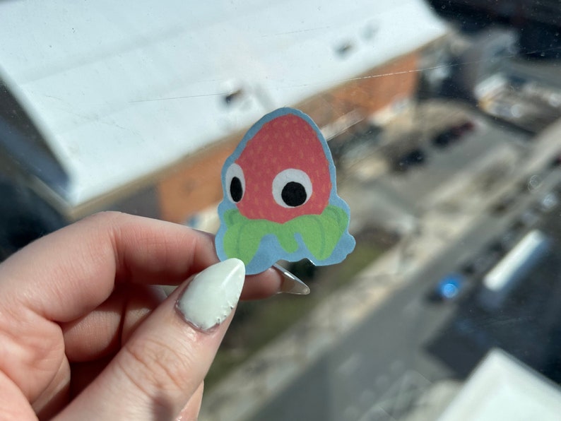 Strabby Bugsnax Sticker, Video Game Bugsnax Sticker, Strawberry - Etsy