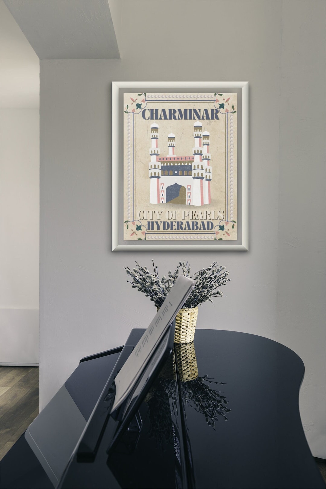 Hyderabad, India, South Asia, Charminar, Poster, Gallery Wall Art ...