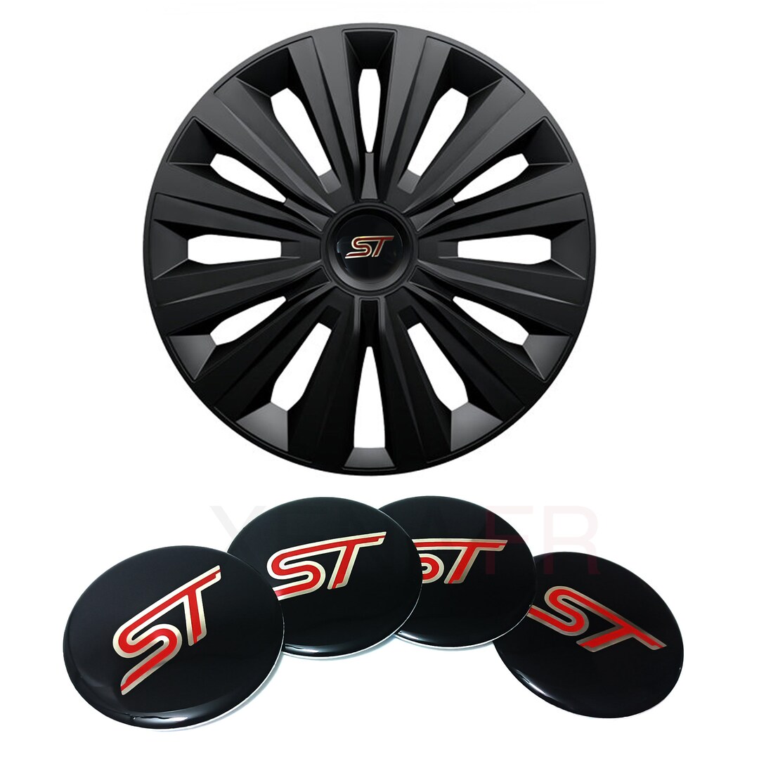 4 Stickers for ST Racing Hubcaps 65mm Black and Red in Epoxy Resin - Etsy