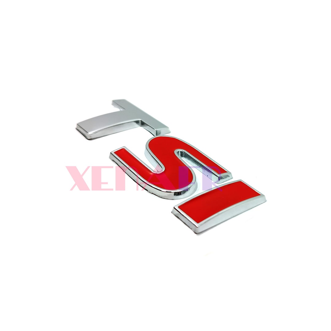 Red Chrome TSI Rear Trunk Logo - Etsy