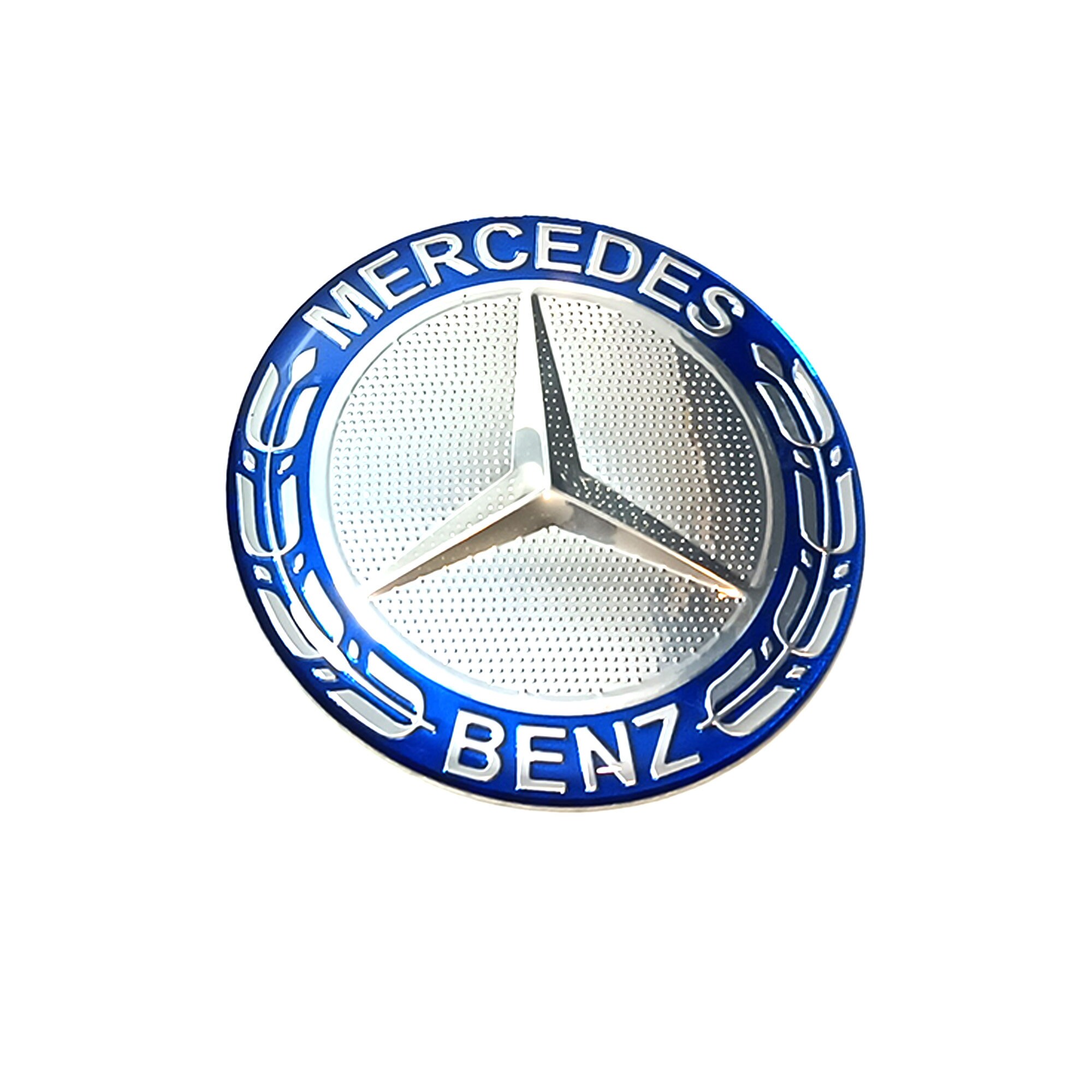 4 Stickers for Mercedes Benz Hubcaps 65mm Blue Silver in Epoxy Resin - Etsy