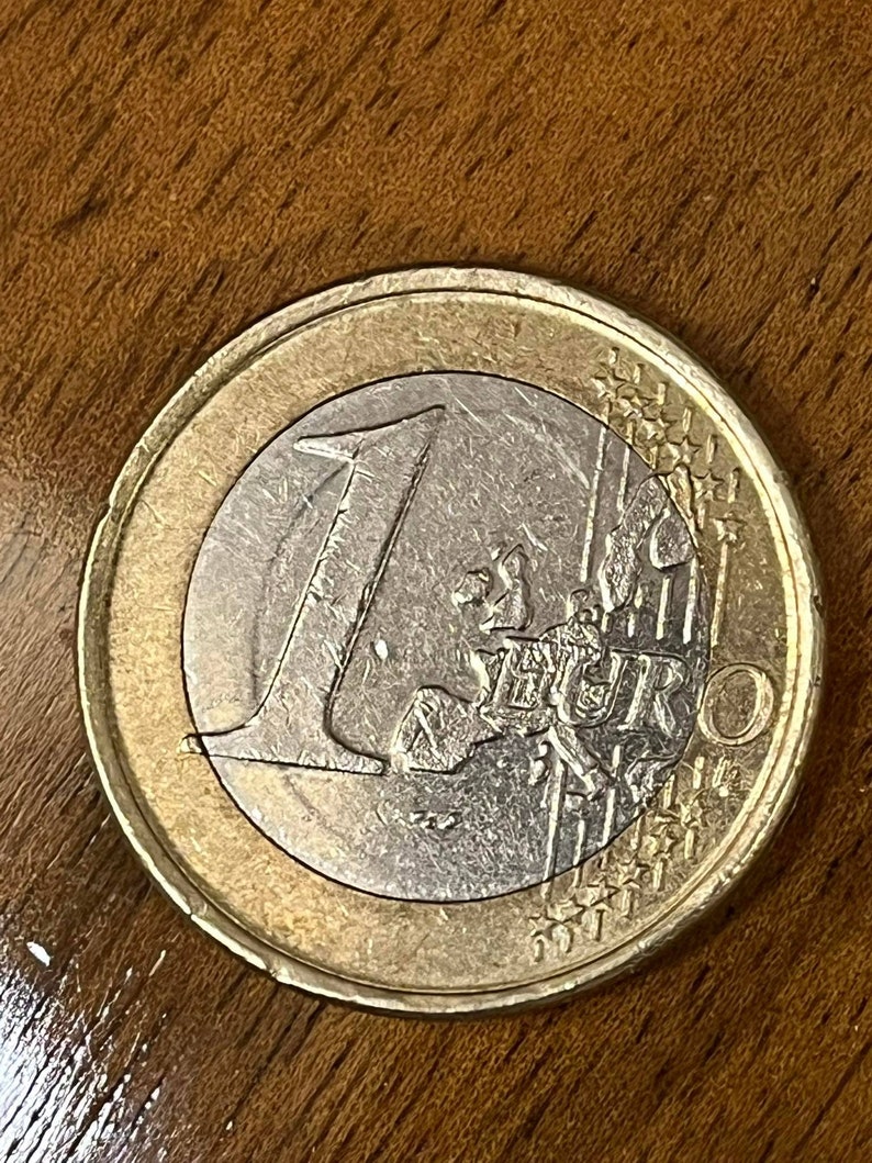 Rare 1 Euro Coin With 2 Errors 1999 - Etsy