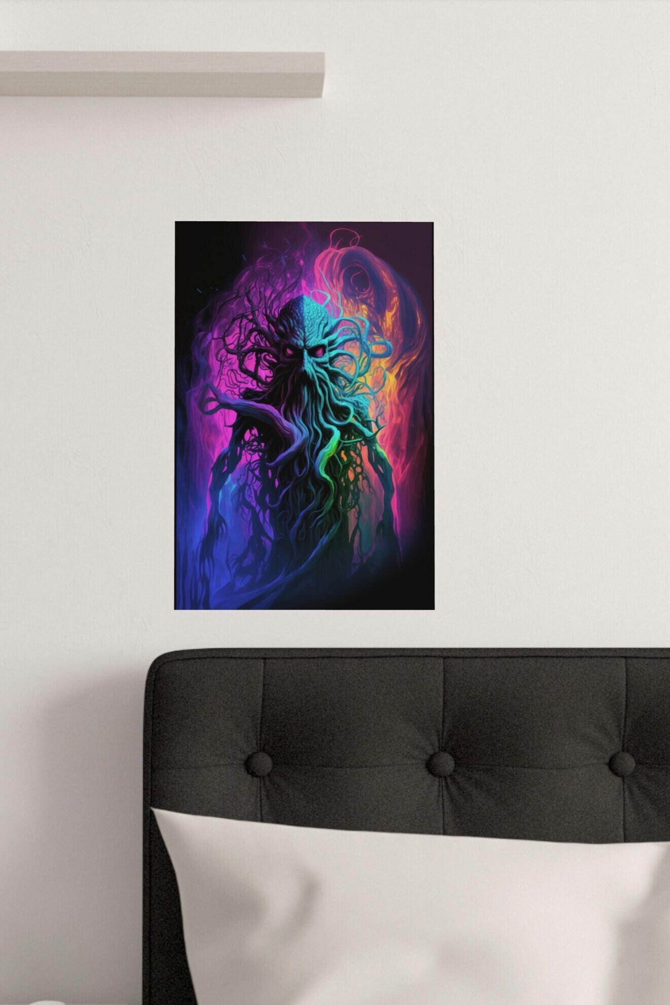 Call of Cthulhu Poster Synthwave Art HP Lovecraft Poster - Etsy