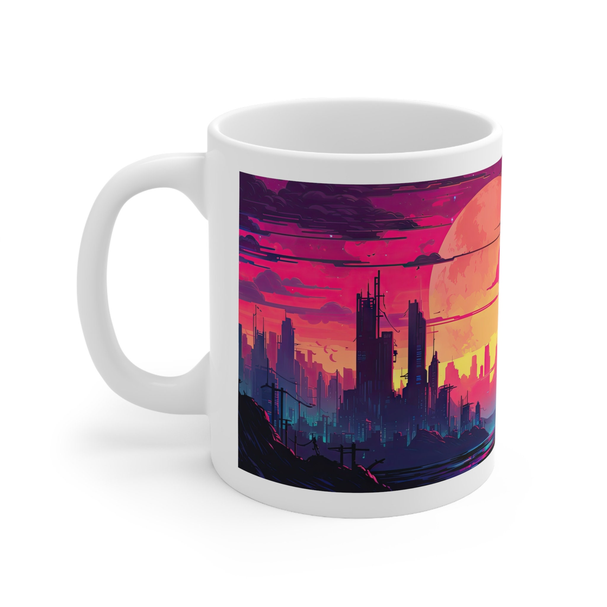 Cyberpunk Mug Cyberpunk Cup Synthwave Mug Chillwave Cup Vaporwave Mug ...