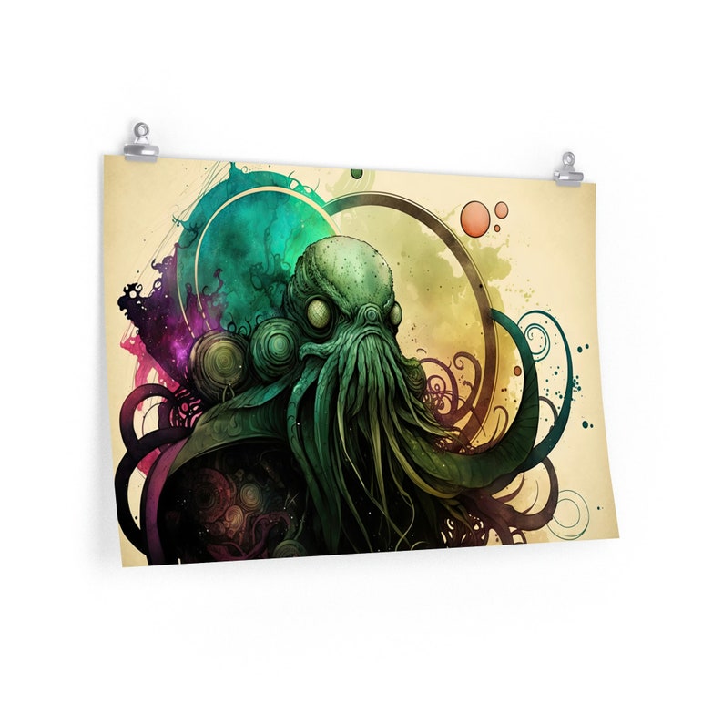 Call of Cthulhu Poster Lovecraft Art Fantasy Poster Fantasy - Etsy
