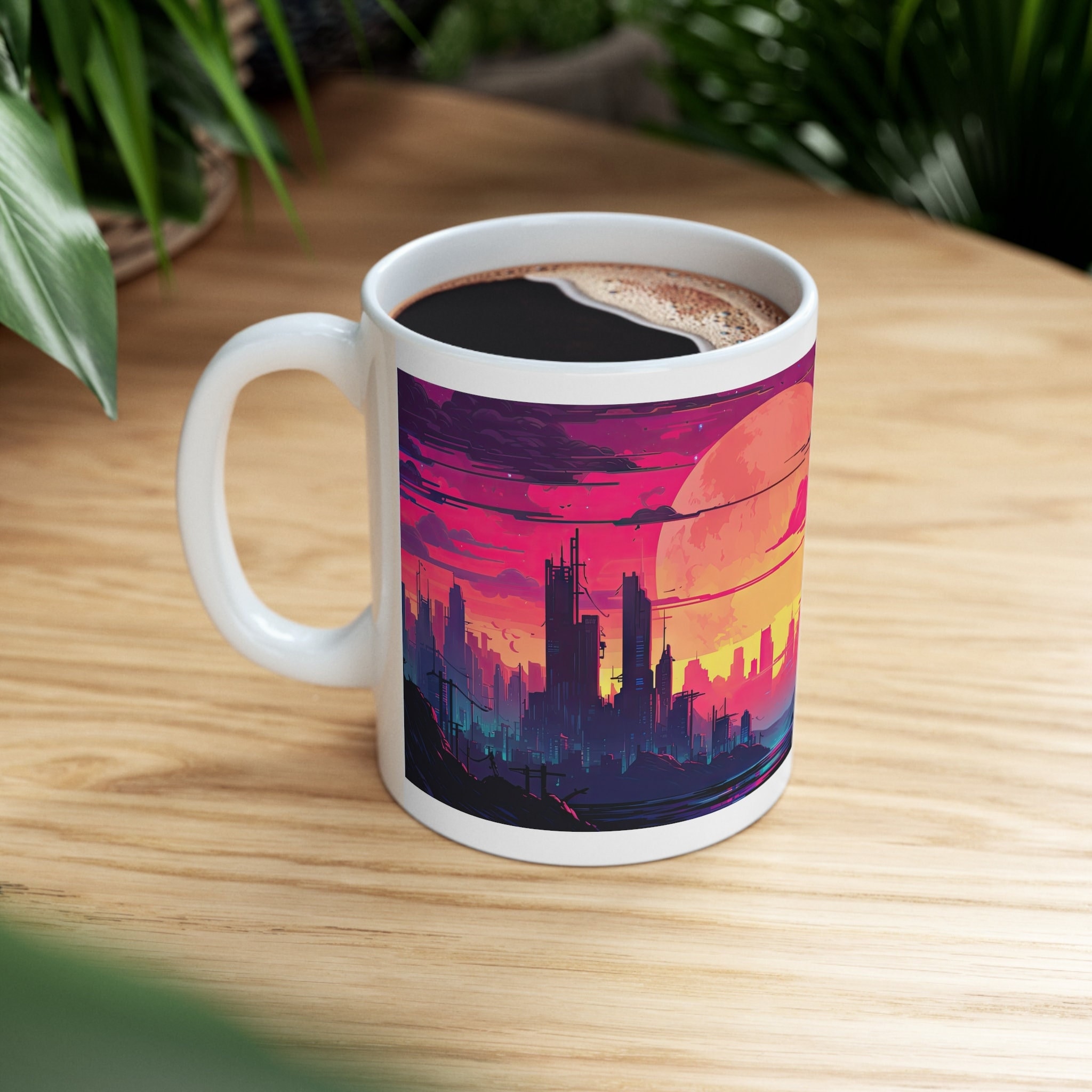 Cyberpunk Mug Cyberpunk Cup Synthwave Mug Chillwave Cup Vaporwave Mug ...
