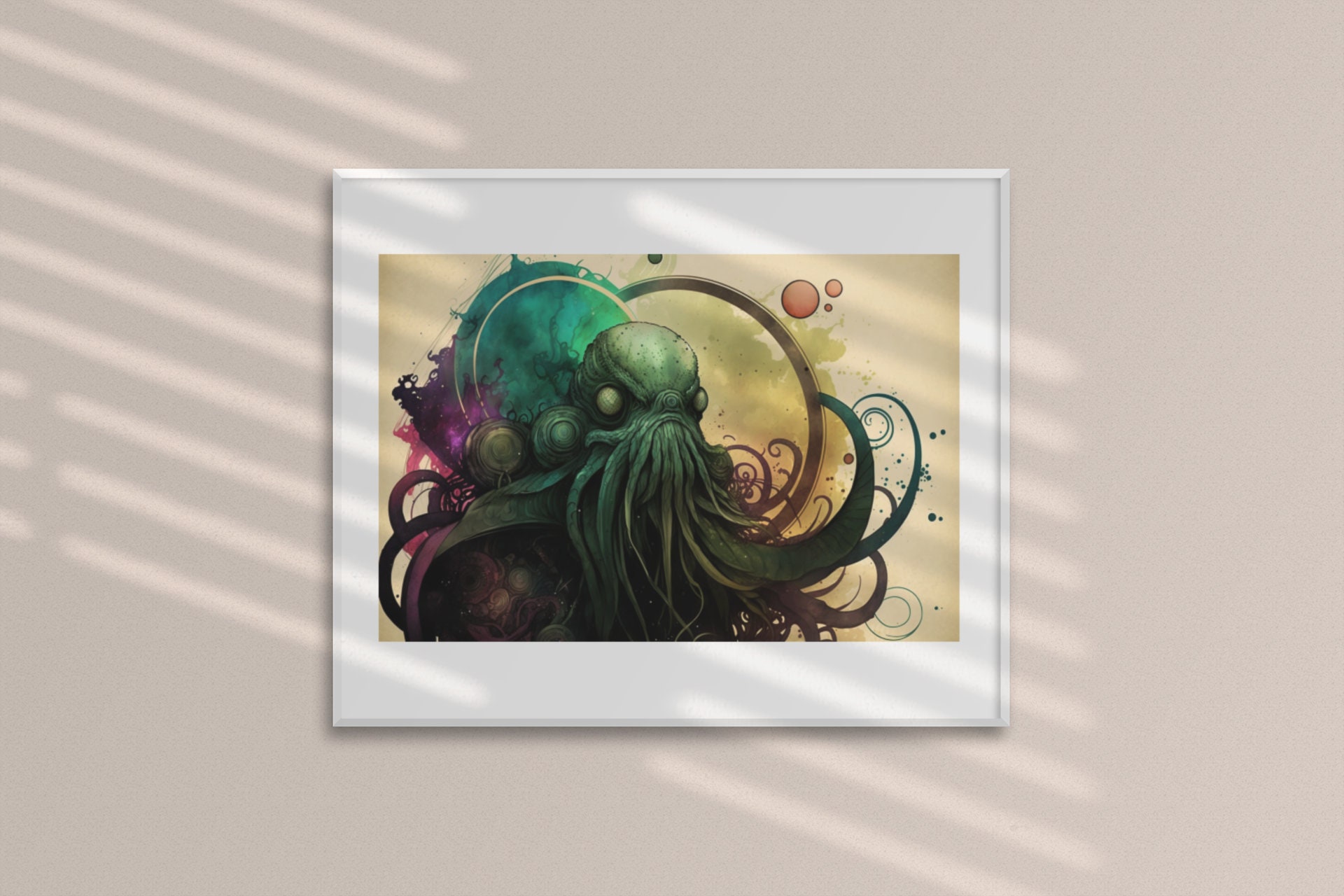 Call of Cthulhu Poster Lovecraft Art Fantasy Poster Fantasy - Etsy