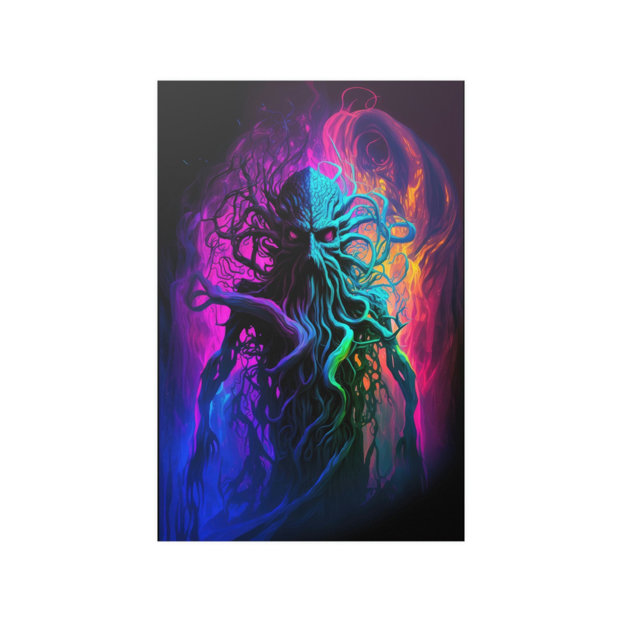 Call of Cthulhu Poster Synthwave Art HP Lovecraft Poster - Etsy