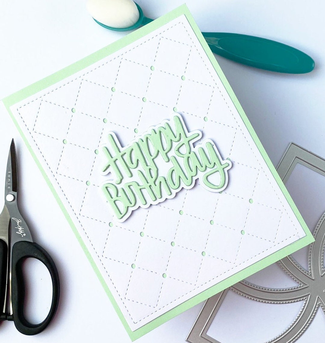 Handmade Happy Birthday Card - Etsy
