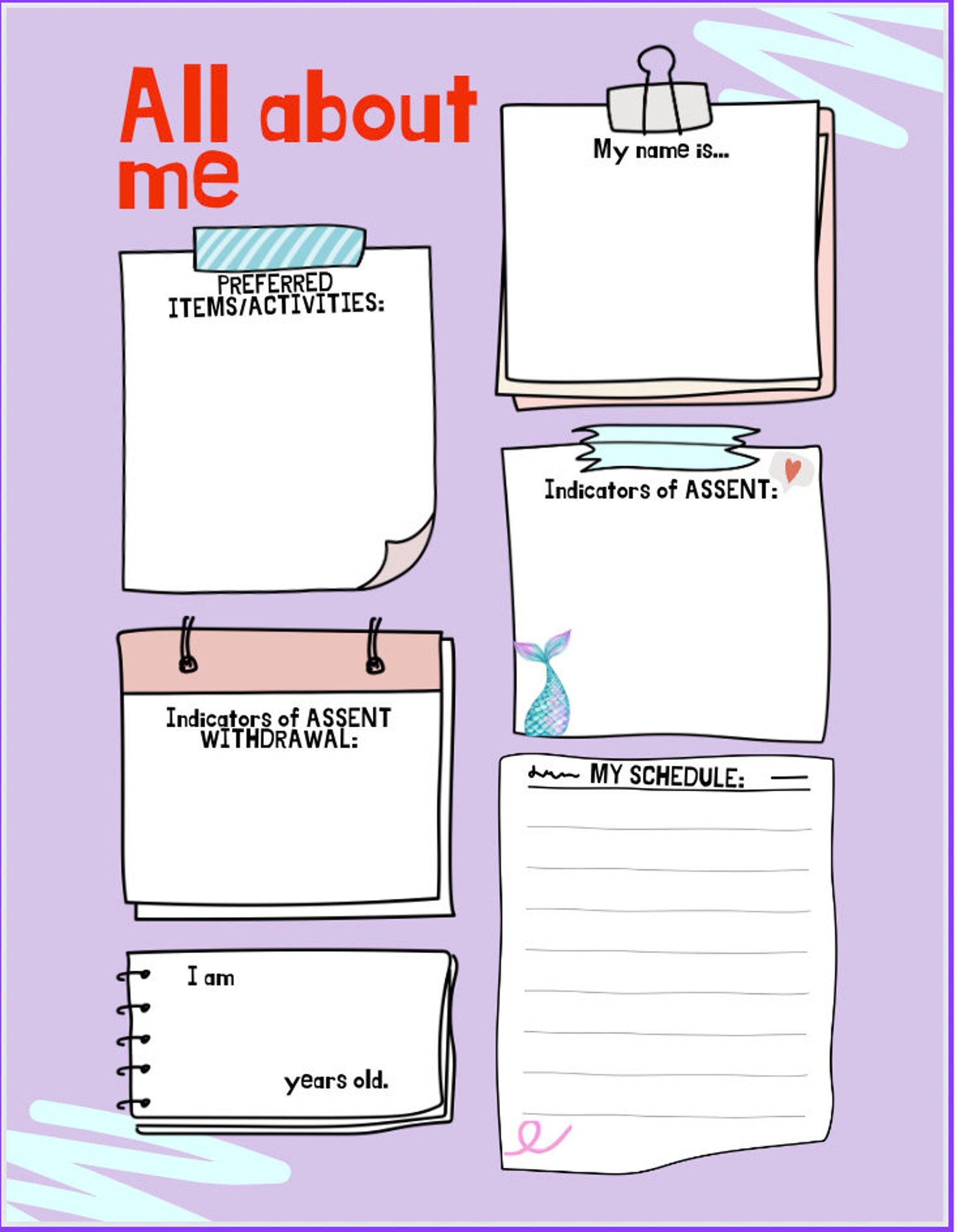 ABA Therapy Patient Cheat Sheets Aba Therapy RBT and BCBA - Etsy