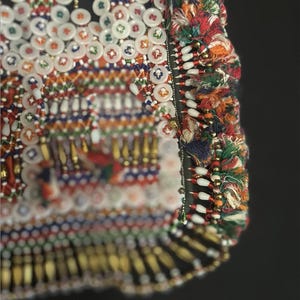 Traditional Indian Beaded Cow/bull Head Adornment Intricate Rabari ...