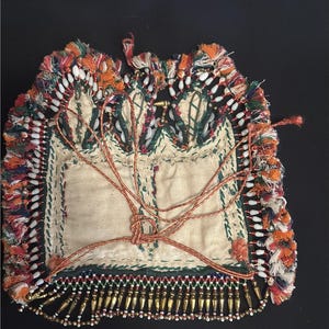 Traditional Indian Beaded Cow/bull Head Adornment Intricate Rabari ...