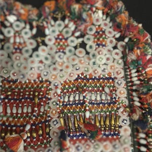 Traditional Indian Beaded Cow/bull Head Adornment Intricate Rabari ...