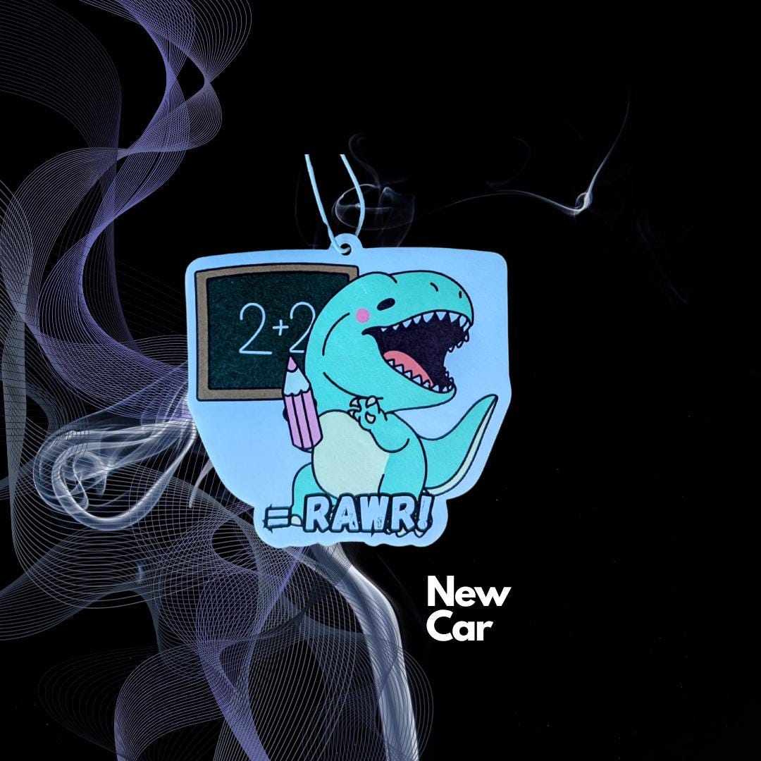 Car Scent Tree T-rex RAWR - New Car Scent - Etsy