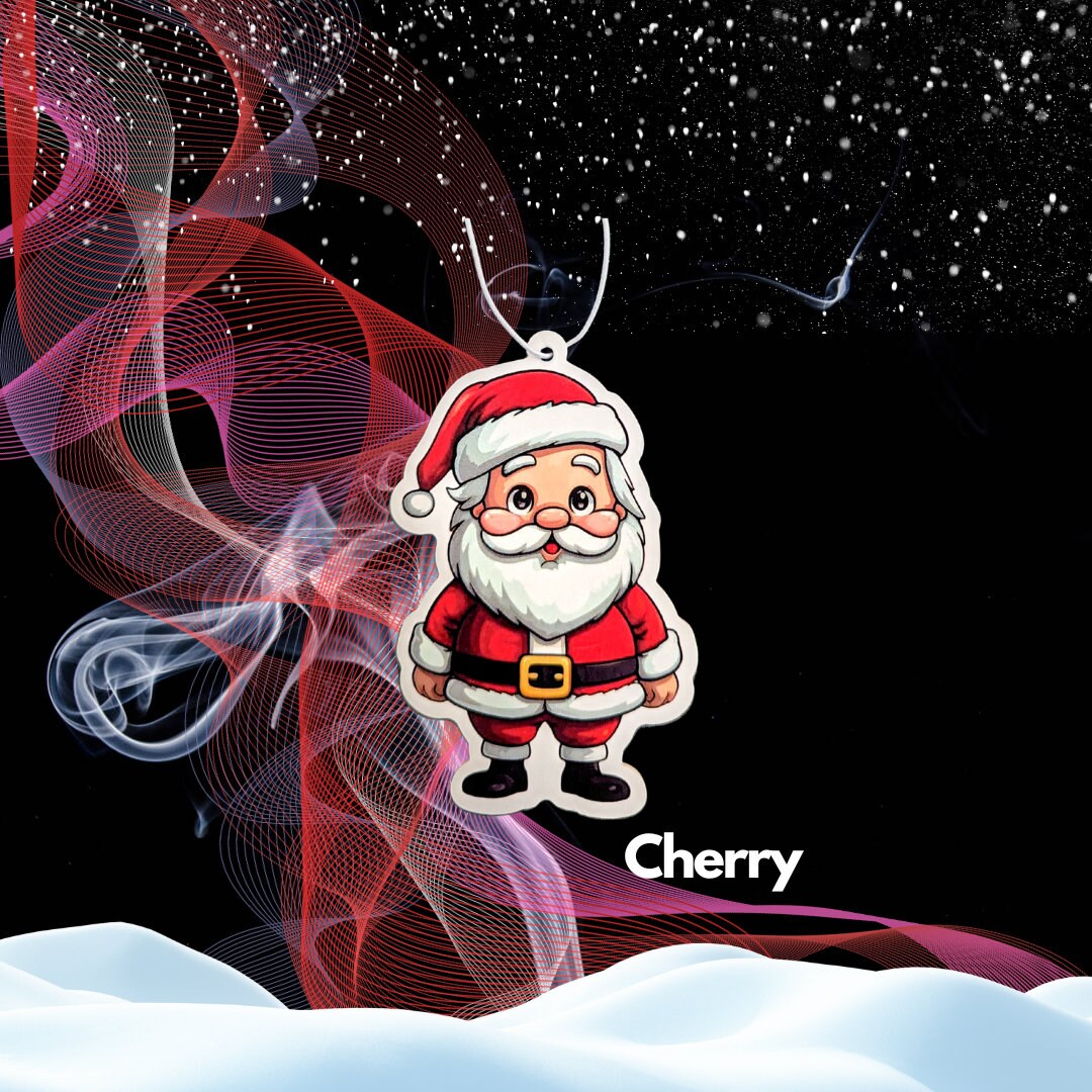 Car Scent Tree Santa Claus Scent Cherry - Etsy