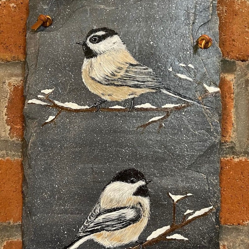 Paintings on Slate - Etsy
