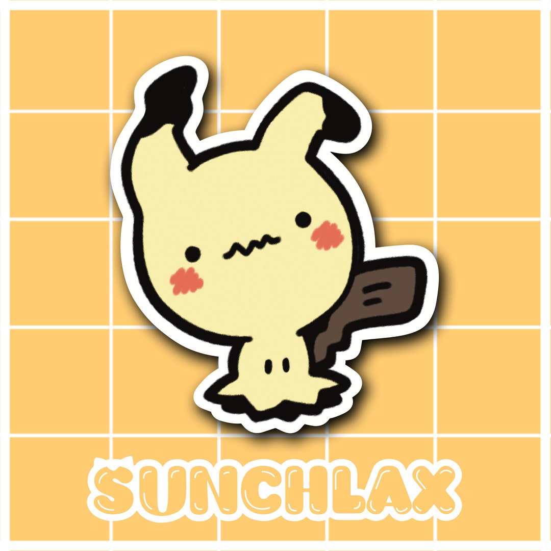 Mimikyu Sticker Mimidoodle Pokedoodle Sticker - Etsy