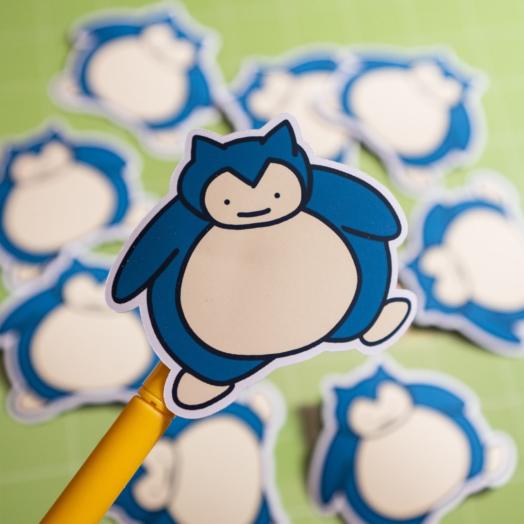 Snorlax Ditto Sticker - Etsy