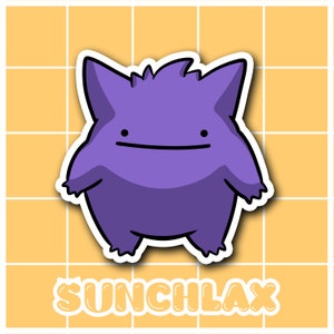 Gengar Ditto Sticker - Etsy
