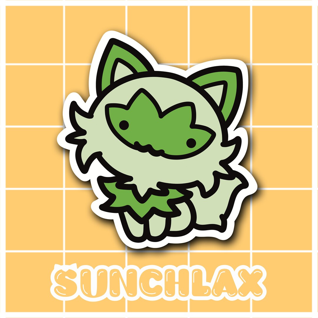 Sprigatito Sticker Sprigadoodle Sticker Doodlemon - Etsy