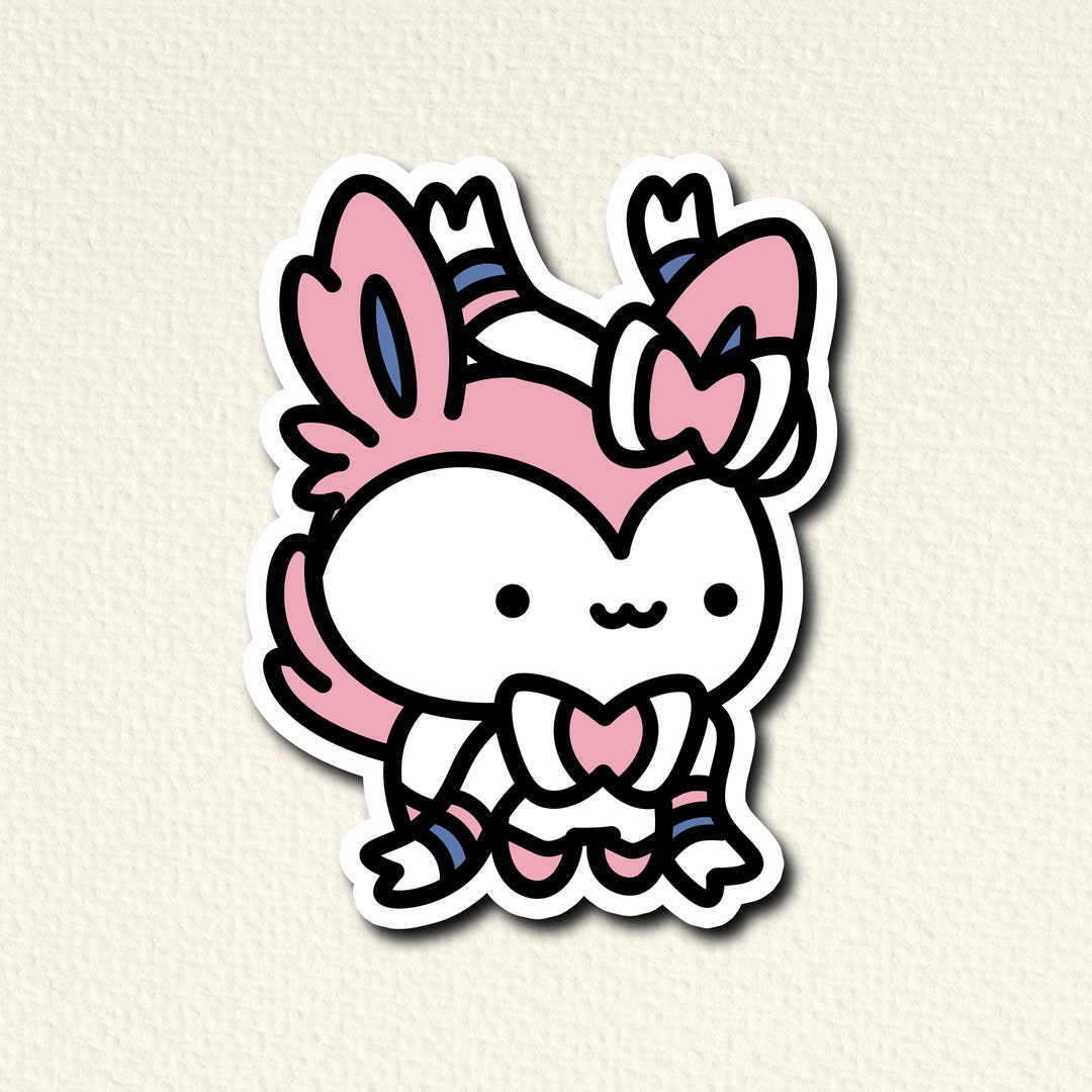 Sylveon Sticker Sylvedoodle Sticker Doodlemon - Etsy