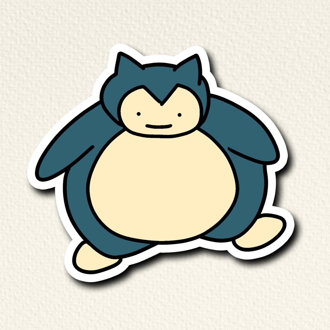 Snorlax Ditto Sticker - Etsy
