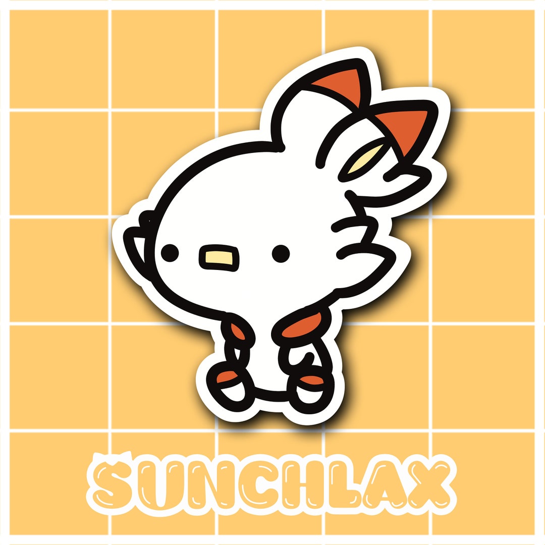 Scorbunny Sticker Scordoodle Sticker Doodlemon - Etsy