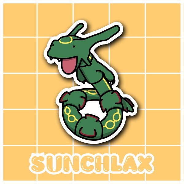 Rayquaza Sticker - Etsy