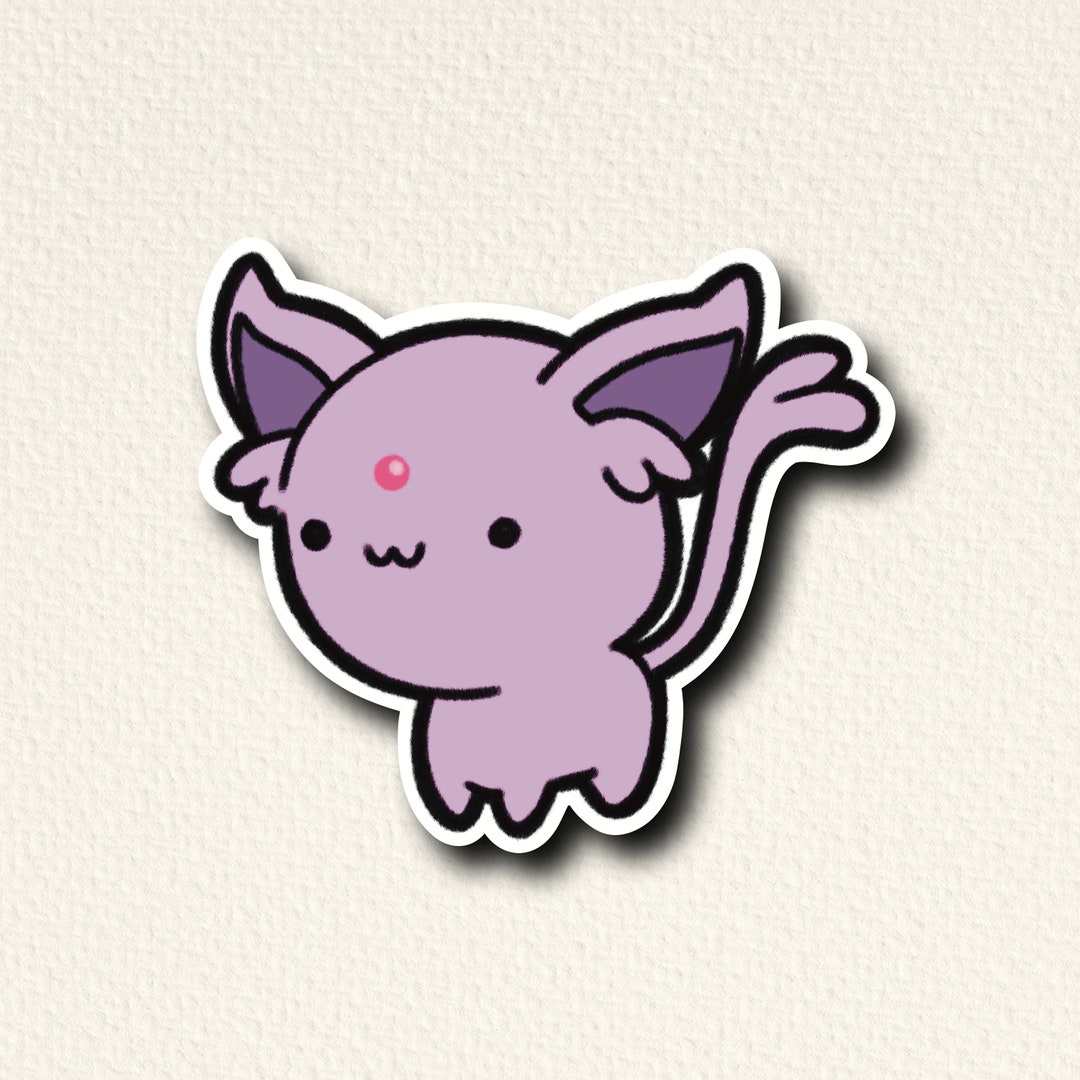 Espeon Sticker Espedoodle Sticker Doodlemon - Etsy
