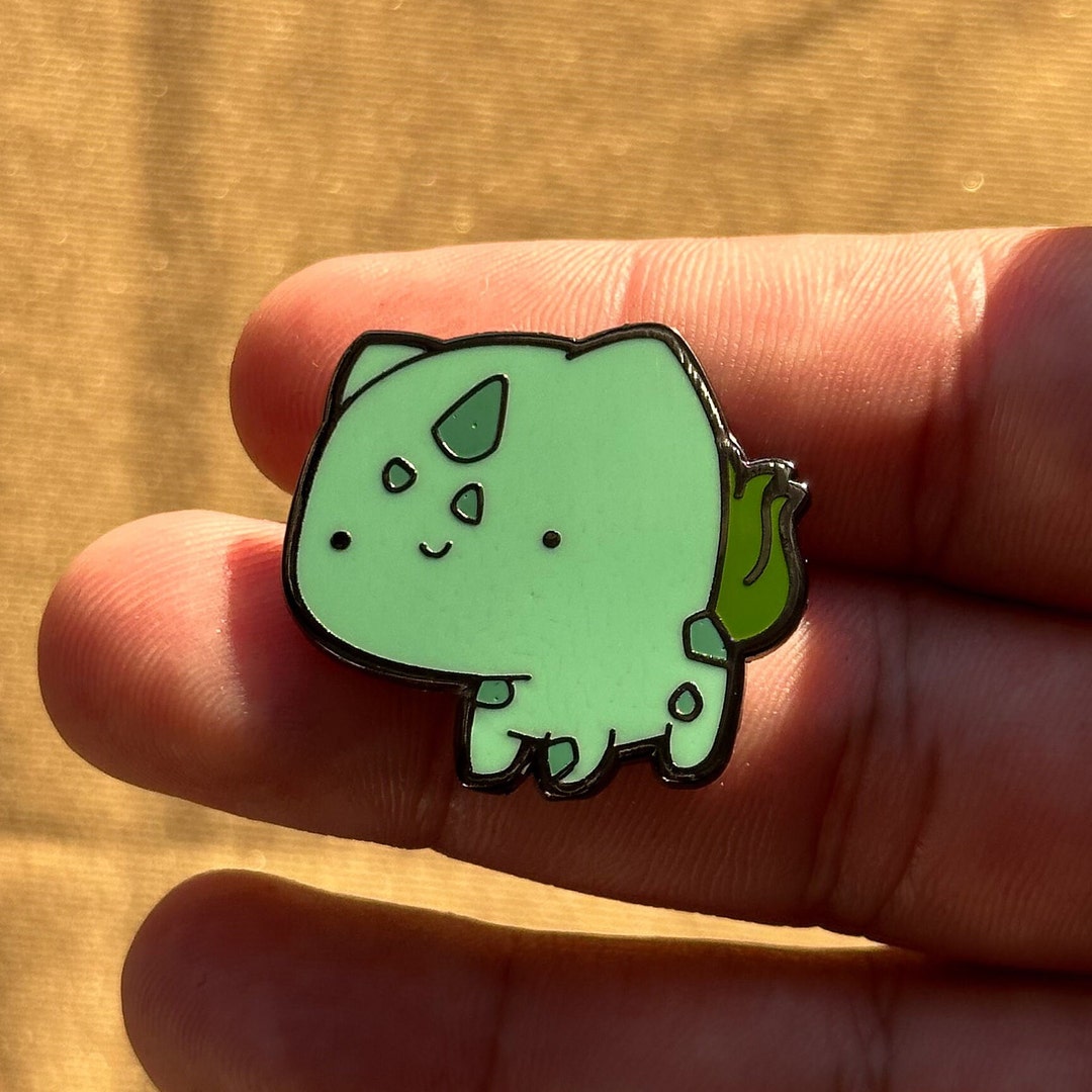 Bulbasaur Pin Bulbadoodle Doodlemon Hard Enamel Pin - Etsy