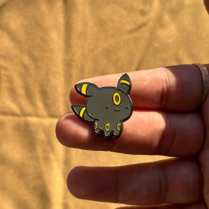 Umbreon Pin Umbydoodle Doodlemon Hard Enamel Pin - Etsy