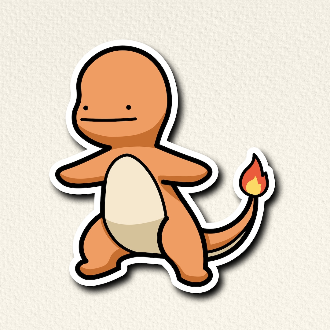 Charmander Ditto Sticker - Etsy