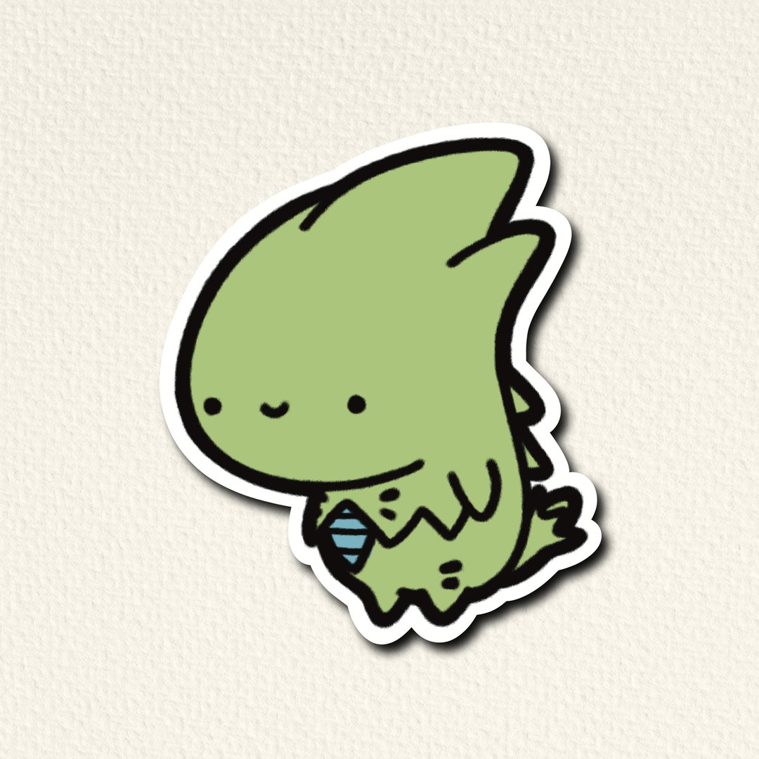 Tyranitar Sticker Tyranidoodle Sticker Doodlemon - Etsy