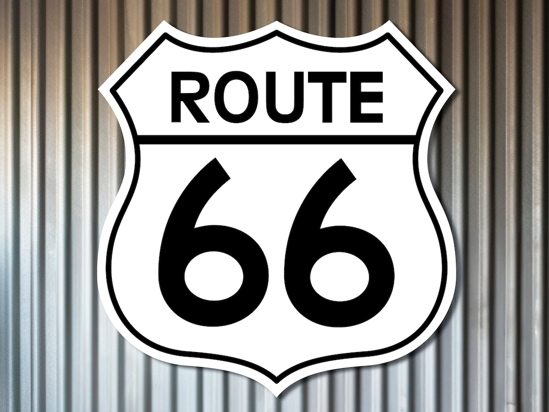 Route 66 – 14in to 48in Metal Sign Made With Premium Aluminum Composite ...
