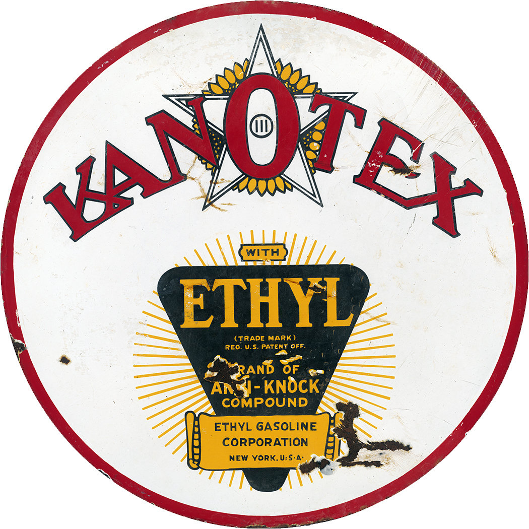 Kanotex | Ethyl – 24in to 48in Gas & Oil Advertising REPLICA Metal Sign ...