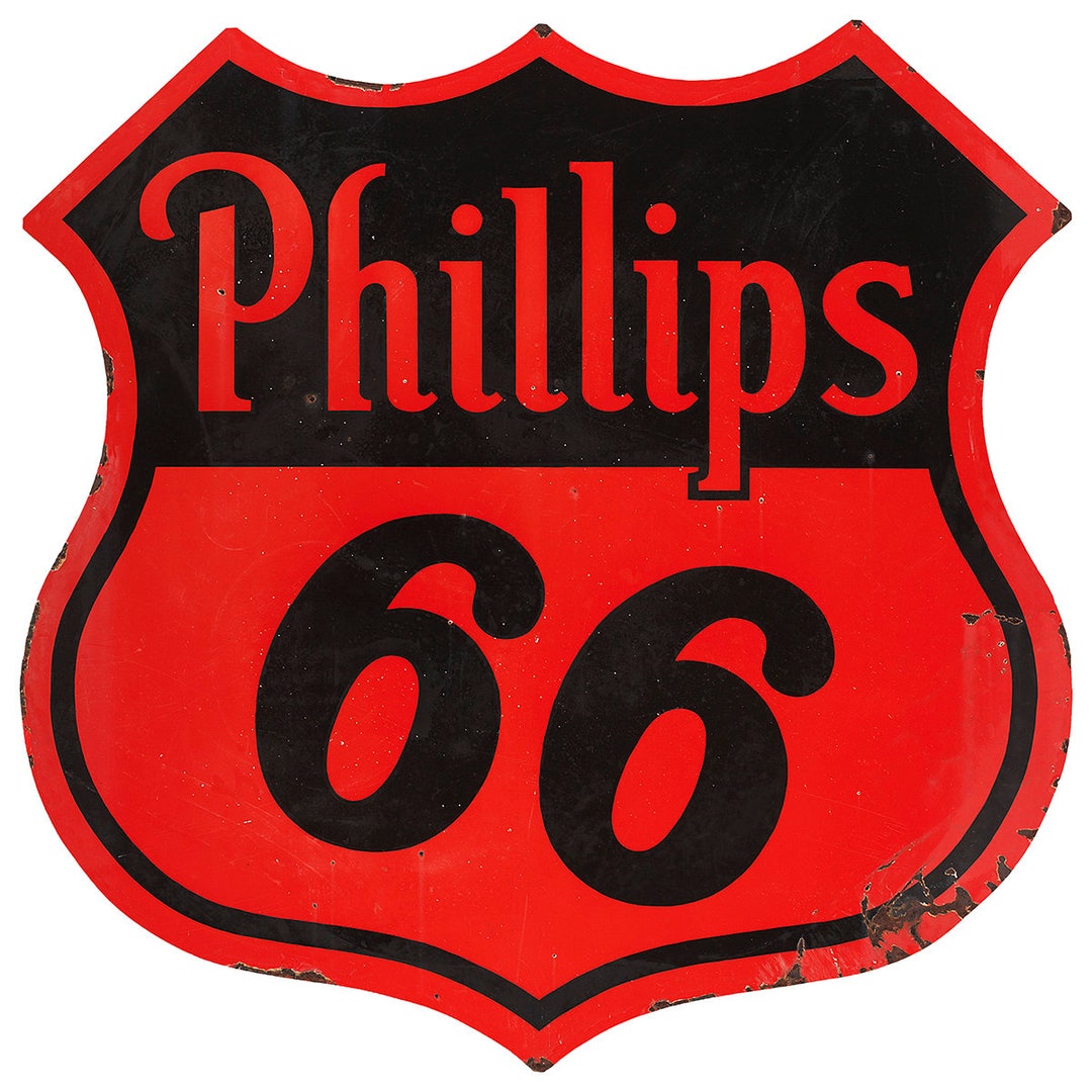 Phillips 66 – 24in to 48in Motor Oil Advertising REPLICA Metal Sign ...