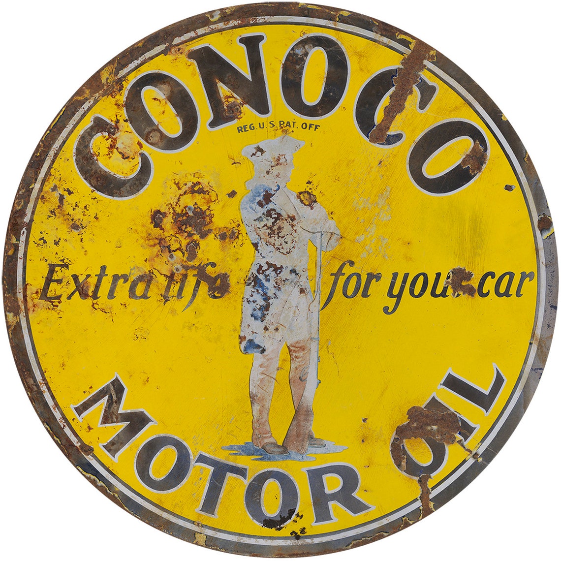 Conoco Motor Oil – 14in to 48in Gas & Oil Advertising REPLICA Metal ...