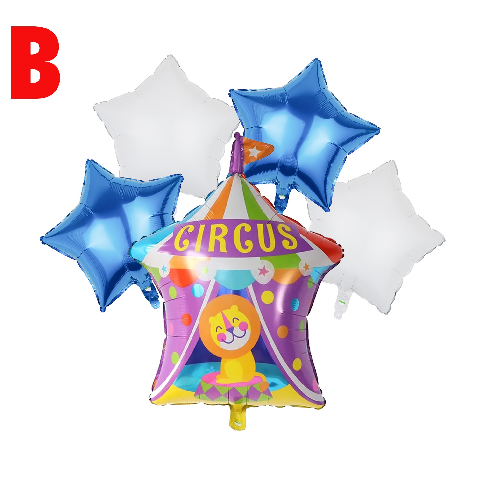 Circus Tent Foil Balloon, Carnival Tent Foil Balloon, Circus Birthday ...